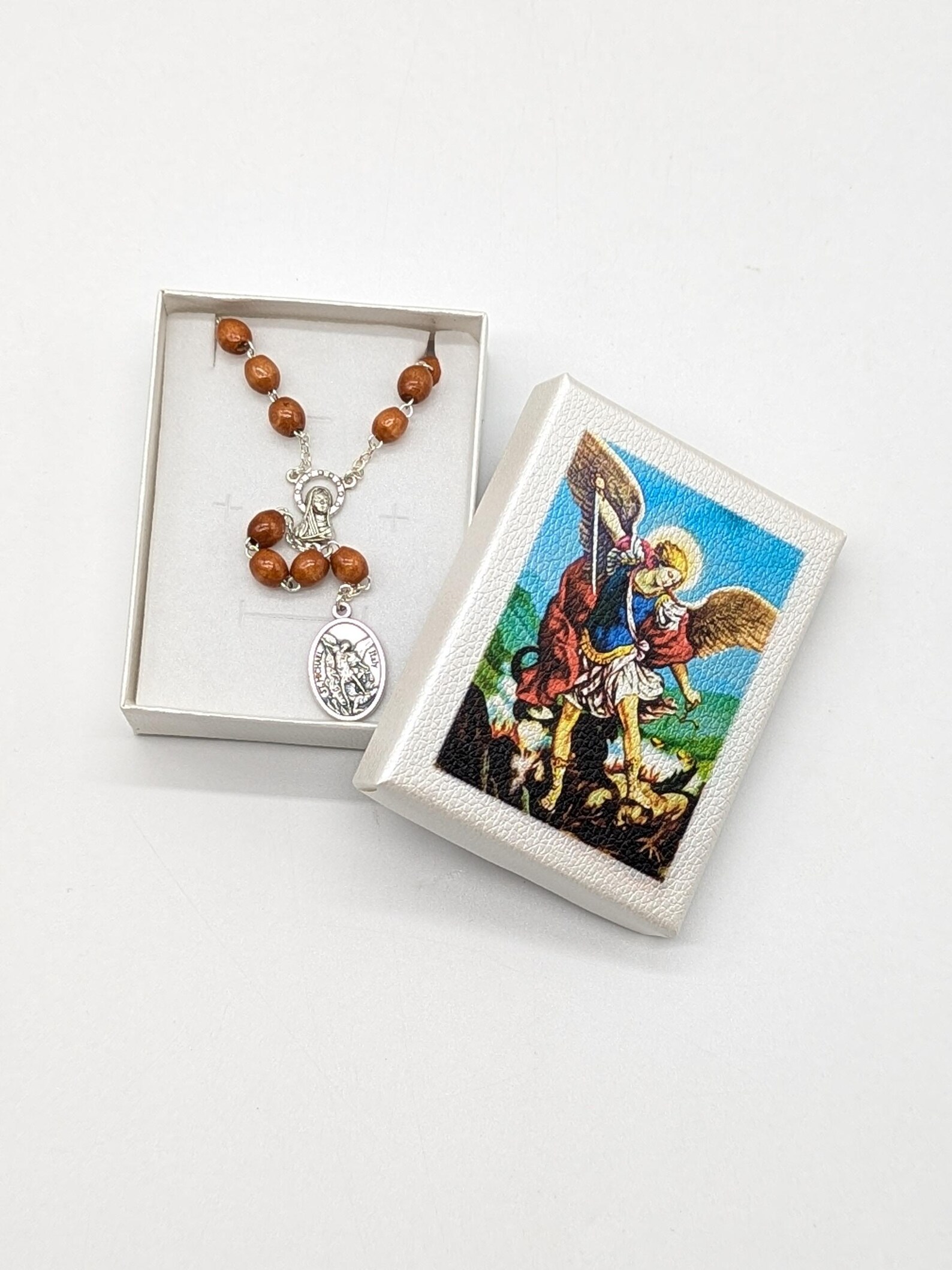 Wooden Rosary of St. Michael the Archangel. Angelic Crown of St ...