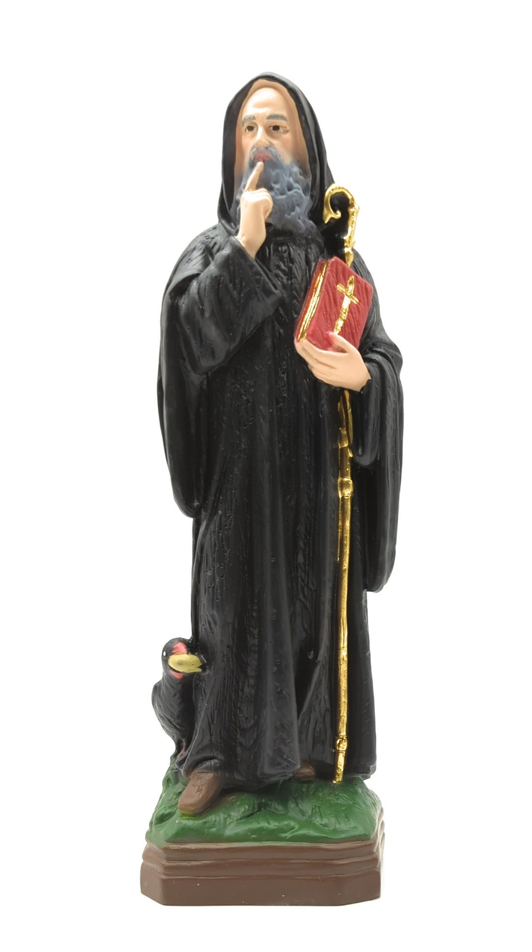 Statue of Saint Benedict of Nursia 30 Cm in Marble Dust. 10.63'' St ...