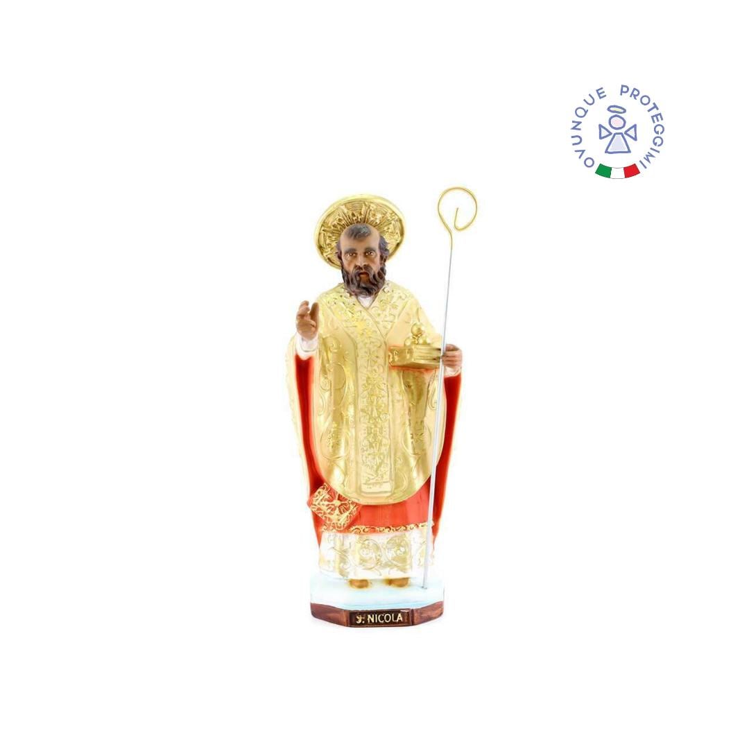 Saint Nicholas of Bari Resin Statue, 25 Cm, for Indoors and Outdoors. 9 ...