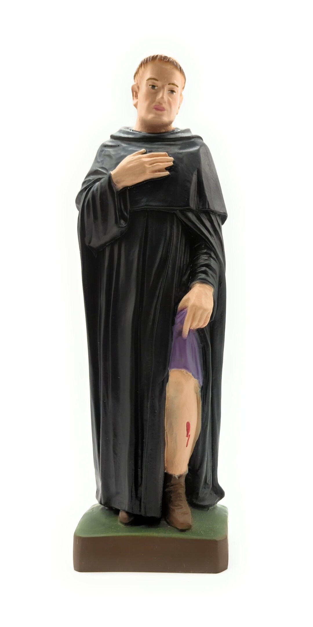 Statue of San Pellegrino 30 Cm in Marble Dust. 11.81'' St. Peregrine ...