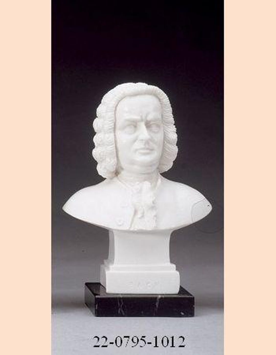 Bust of Johann Sebastian Bach in White Marble Dust | Made in Italy ...