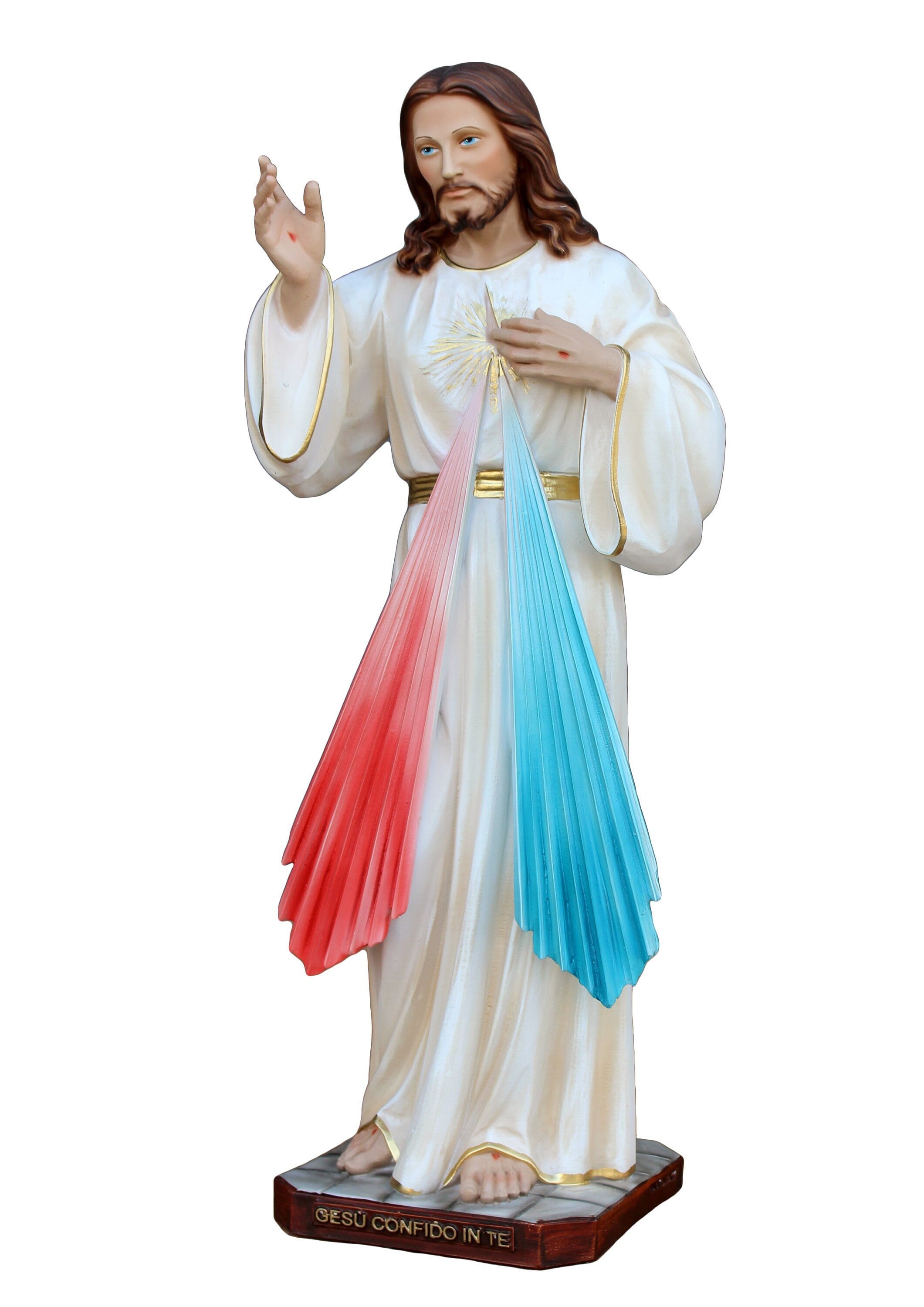 Jesus Divine Mercy Statue Cm. 50 inches 1968 Resin Suitable - Etsy