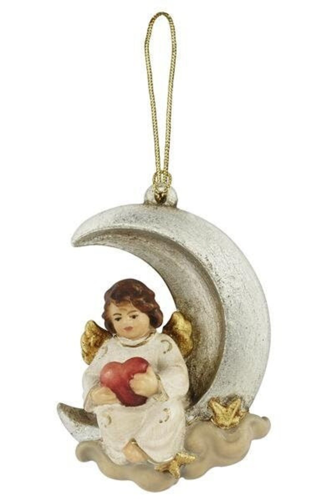 Handmade Wooden Hanging Angels From Val Gardena | Val Gardena Angel ...