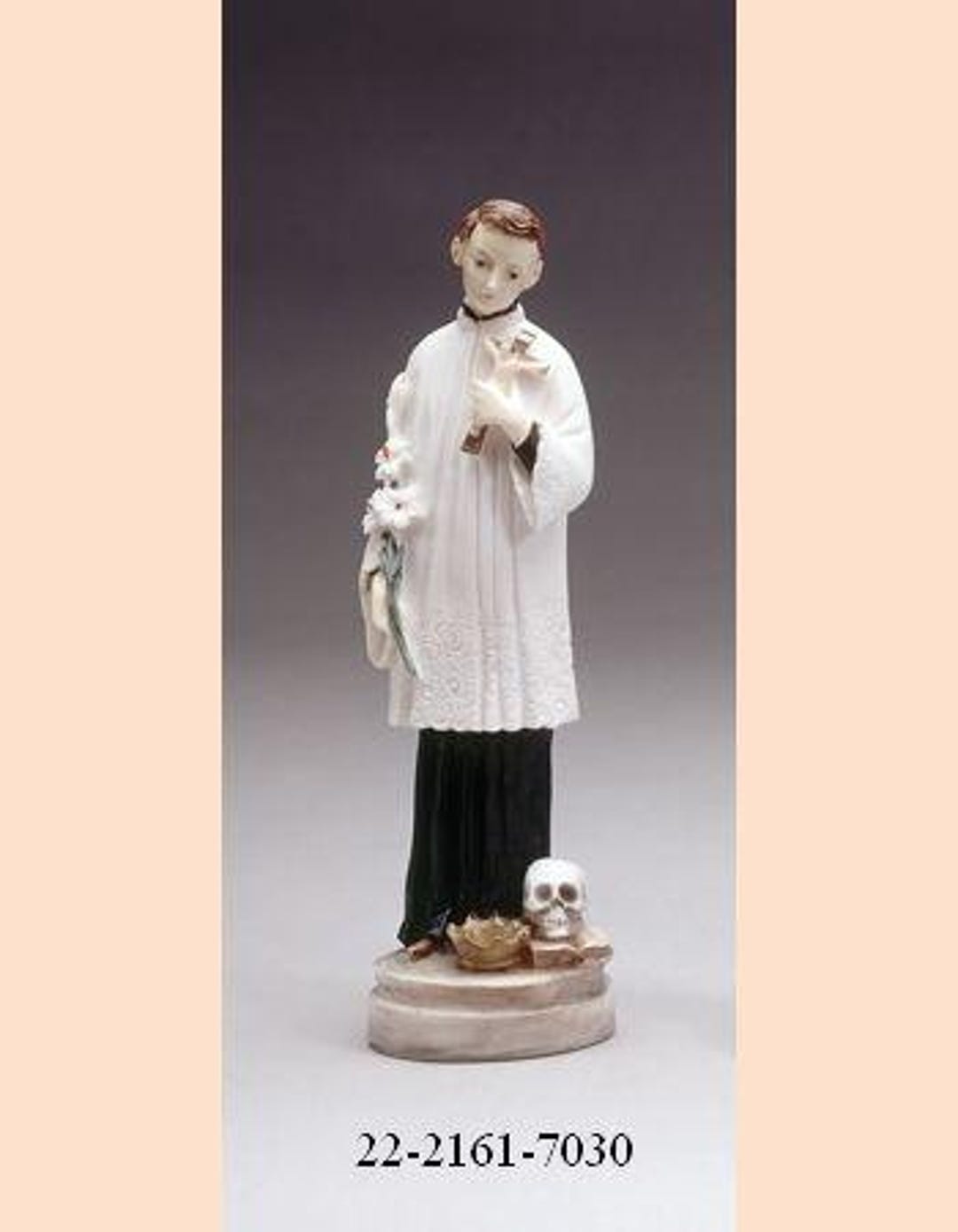 Statue of St. Louis, 21 Cm, Hand-painted Marble Dust | Italy | 8.27 ...