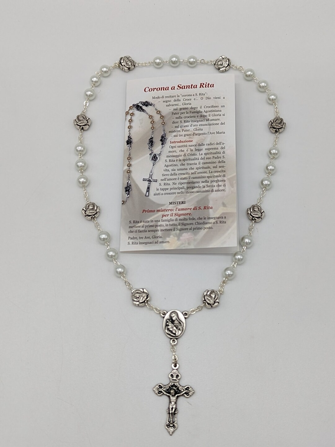 Chaplet of St Rita. St. Rita Rosary 32 Cm 12.59'' - Etsy