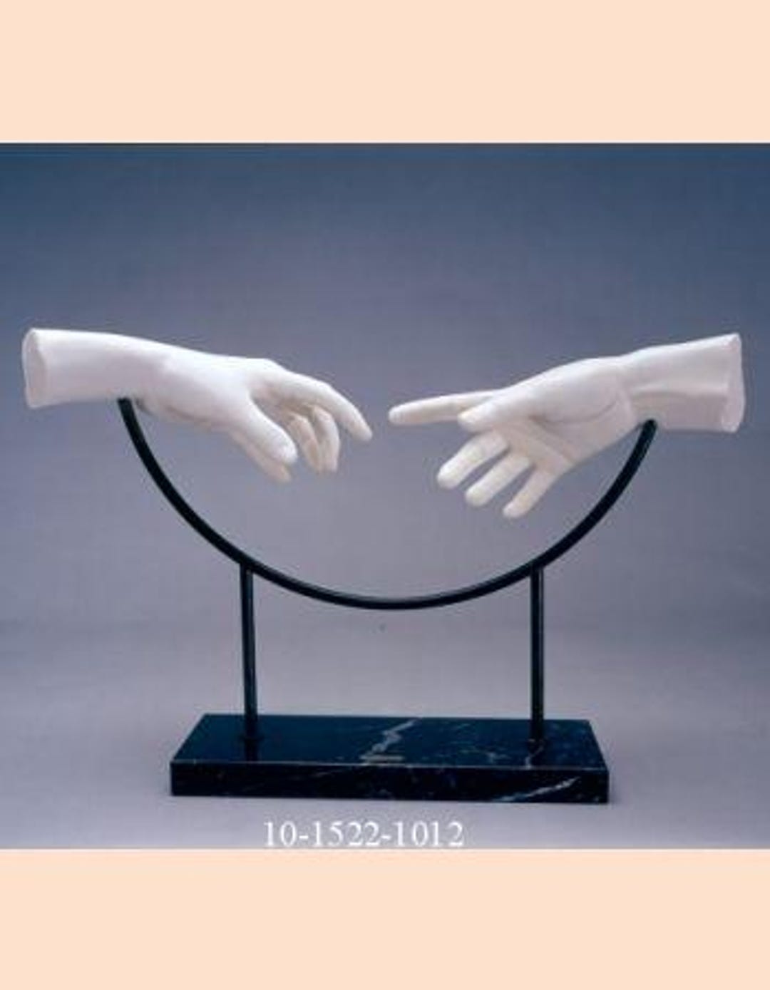 Creation of Adam Statue in White Marble Dust | the Hands | Made in ...