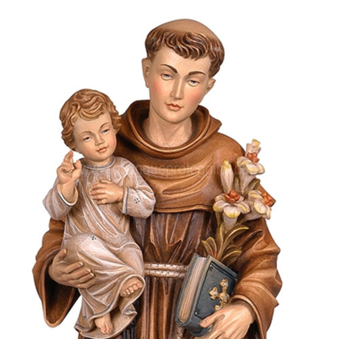 Saint Anthony of Padova Woodcarving - Etsy