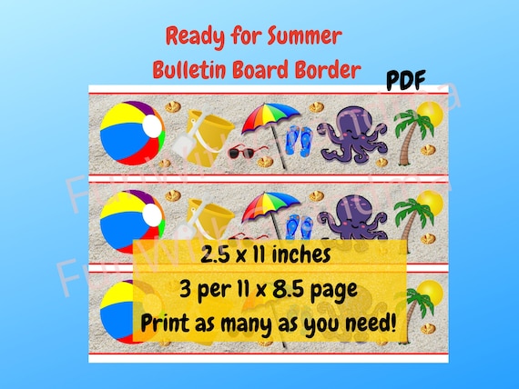 Summer Fun Border