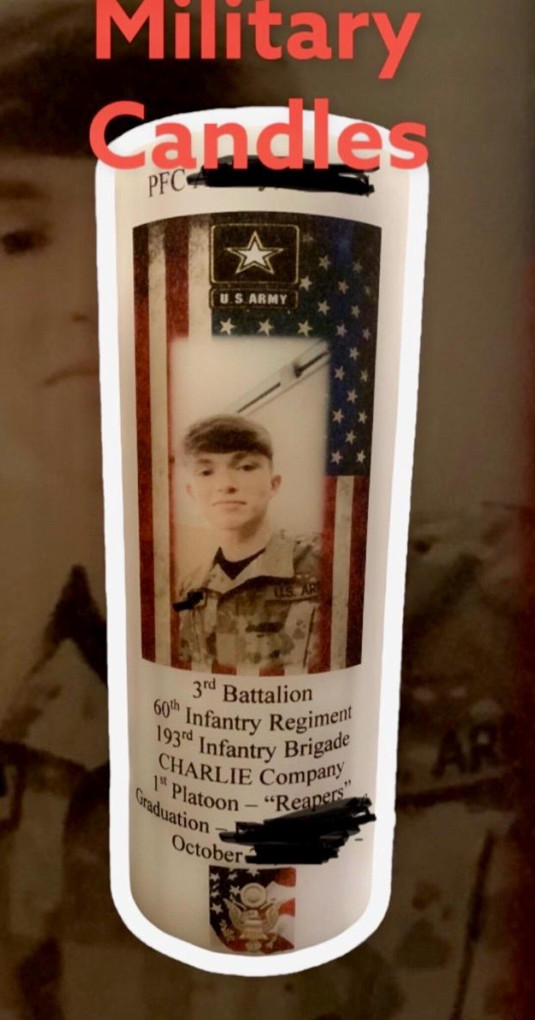 Personalized Custom Candle, Graduation, Memorial, Wedding, Anniversary ...