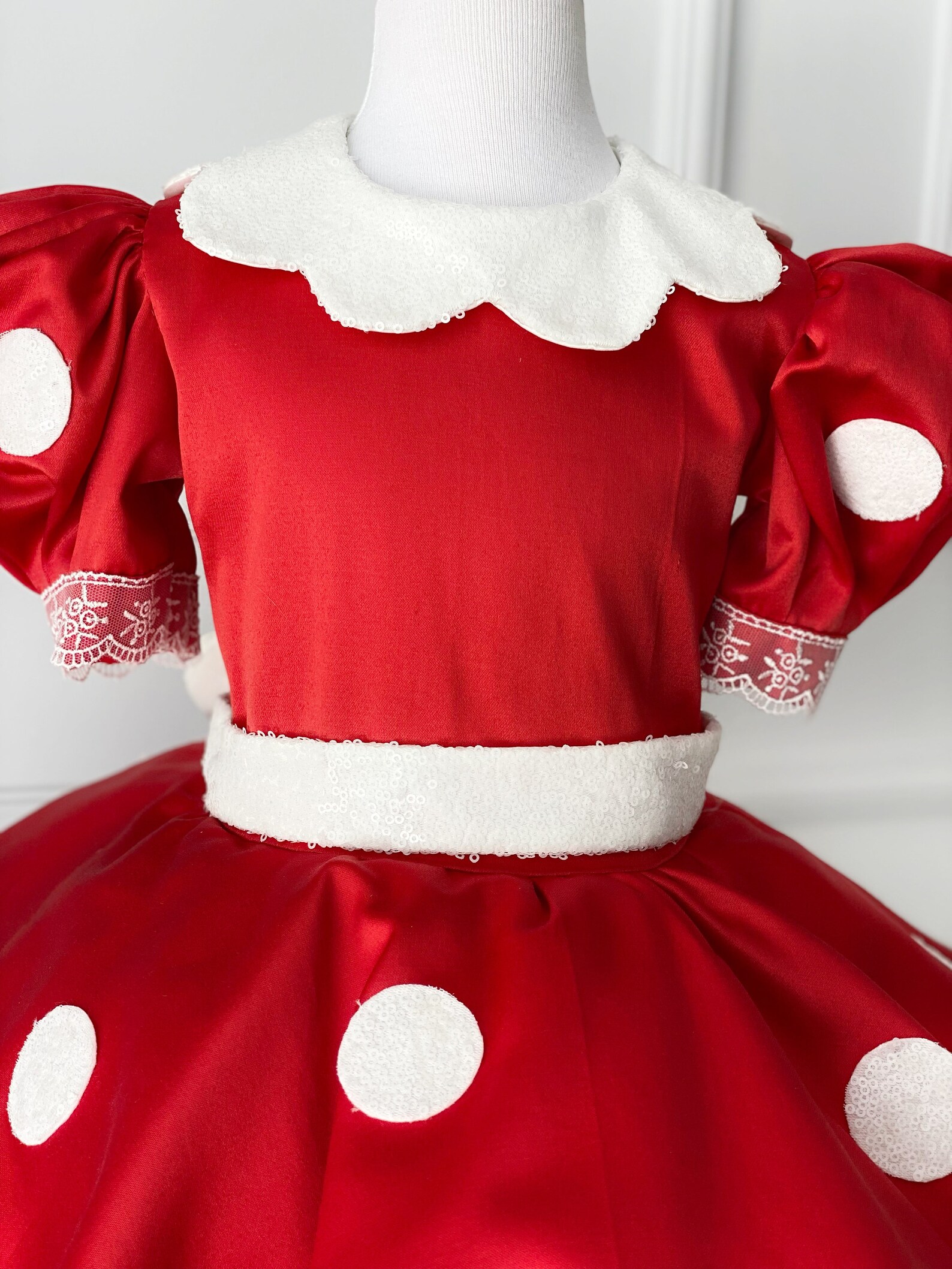 Minnie Mouse Inspired Girl Costume, Minnie Inspired Dress, Toddler ...