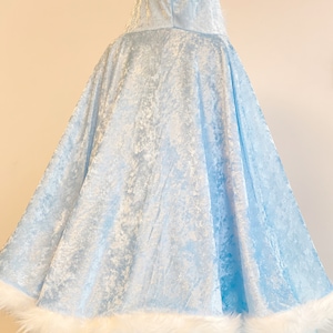 Warm Fur Cape Elsa for Princess, Warm Elsa Cape, Velvet Cape, Elsa ...
