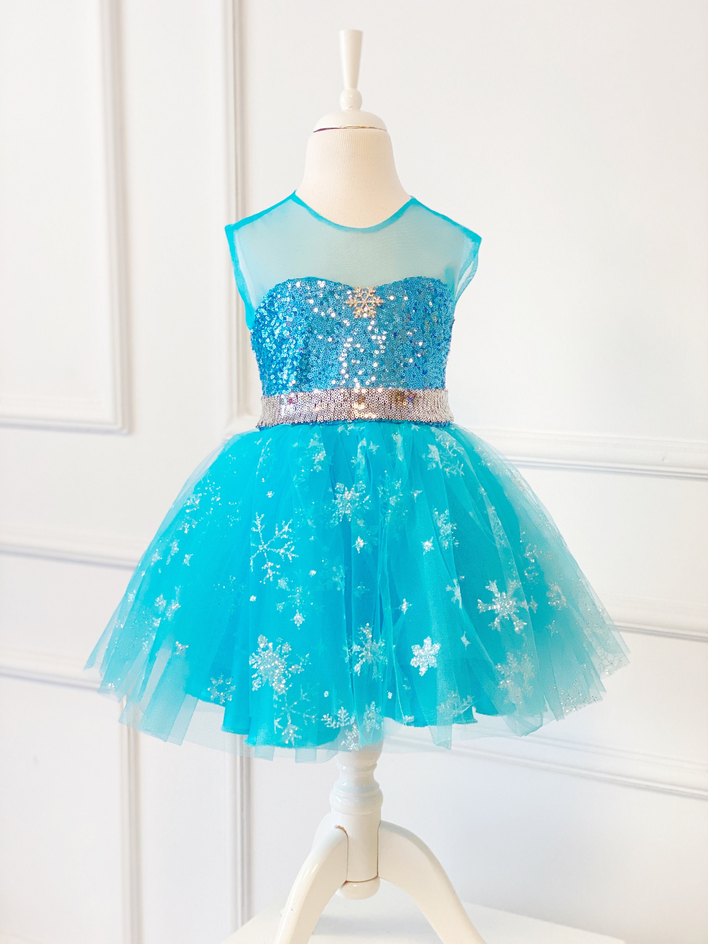 Elsa Inspired Costume Elsa Inspired Dress Frozen Birthday - Etsy