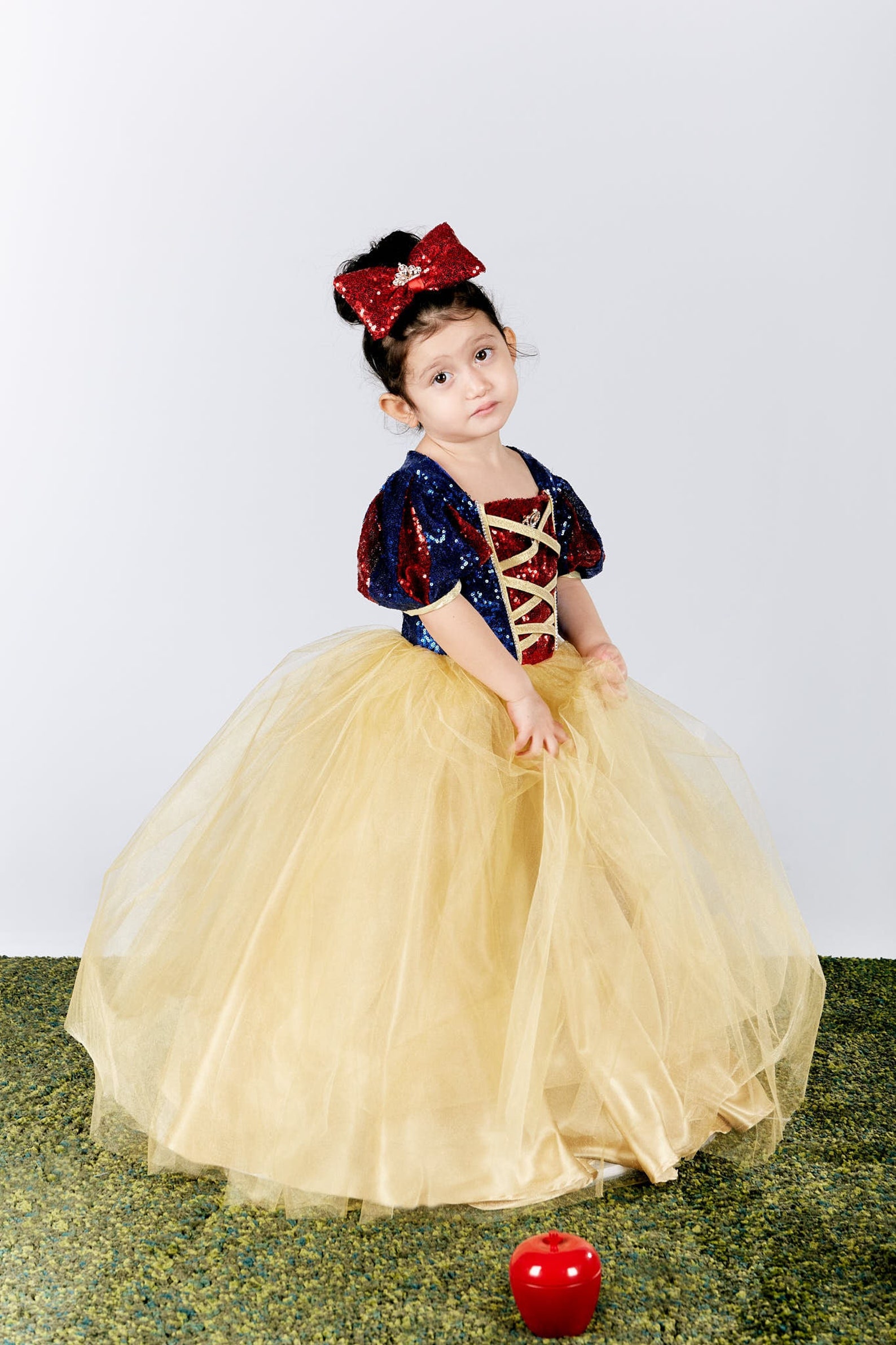 Snow White Inspired Costume, Snow White Girl Costume, Girl Birthday ...