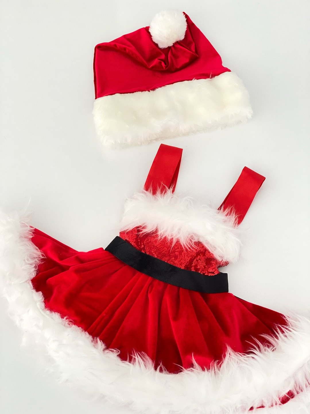 Miss Santa Claus Dress, Girl Noel Costume, Toddler Christmas Dress ...