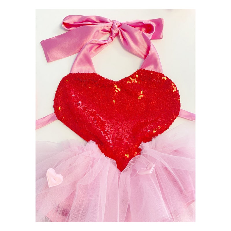 Red Heart Dress - Etsy