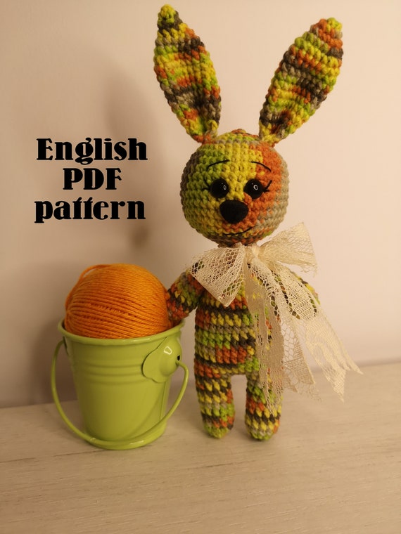 Little Bunny Amigurumi Crochet Pattern Easy Beginner | Etsy