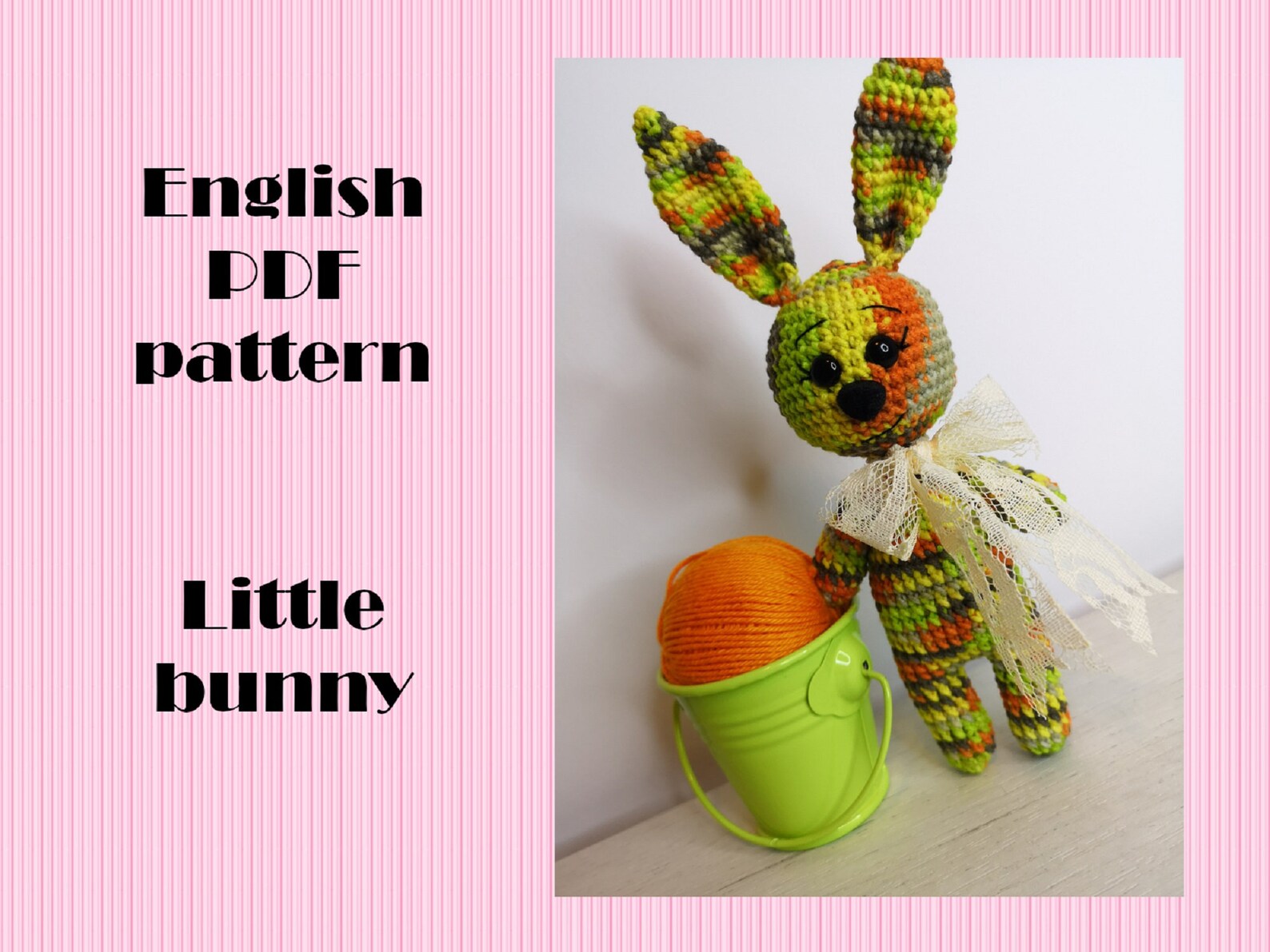 Little Bunny Amigurumi Crochet Pattern Easy Beginner - Etsy