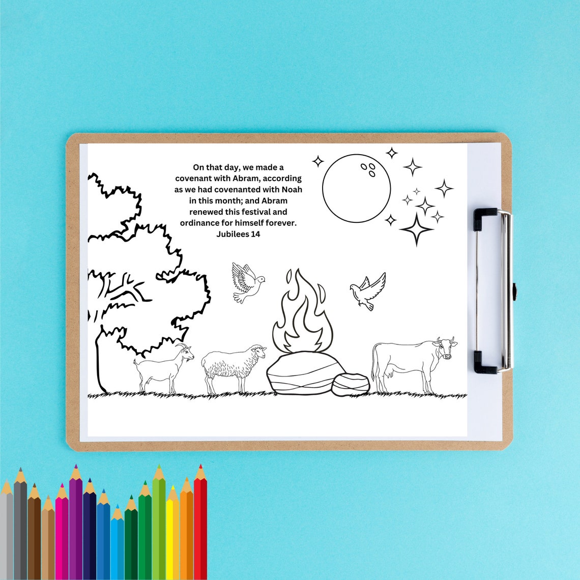 Shavuot for Kids, Shavuot Printable, Coloring Page for Kids, Biblical Feast Days, Shavuot ...