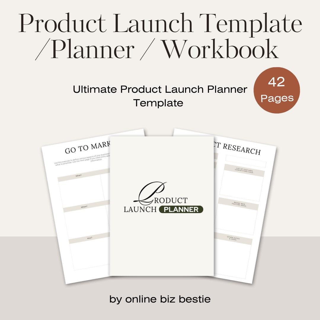 Ultimate Product Launch Planner Template | Digital Go-to-market ...