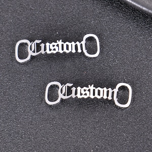 Personalized Name Shoe Nameplate in Gold, Silver & Rose Gold | Custom ...