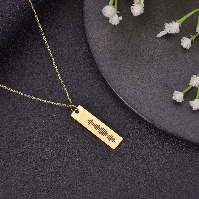 Spotify Personalized Code Necklace Customized Spotify Music - Etsy