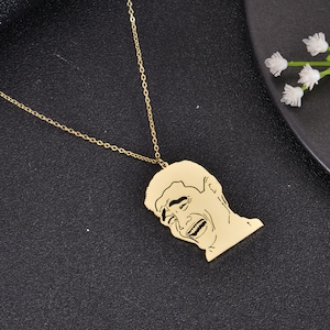 Funny Meme Pendant Necklace: Gold, Silver, Rose Gold Troll Locket - Etsy