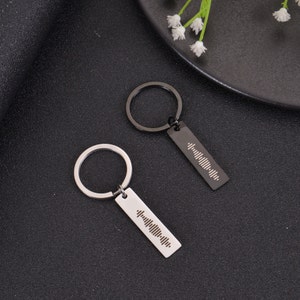Personalized Spotify Code Keychain: Engraved Music Scan Keyring - Etsy