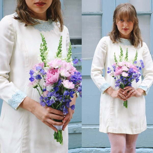 Vintage Mini Wedding Dress - Etsy