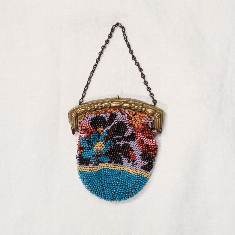 Antique Beaded Purse - Etsy