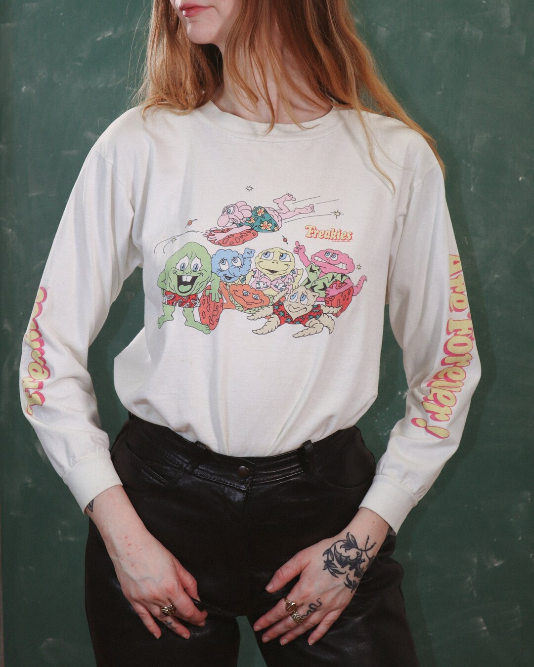 Super Rare Vintage 1980s Relaunch Freakies Cereal Merch ~ Long Sleeve ...