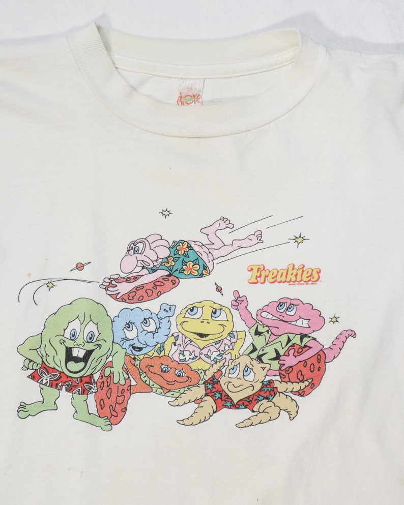 Super Rare Vintage 1980s Relaunch Freakies Cereal Merch ~ Long Sleeve ...