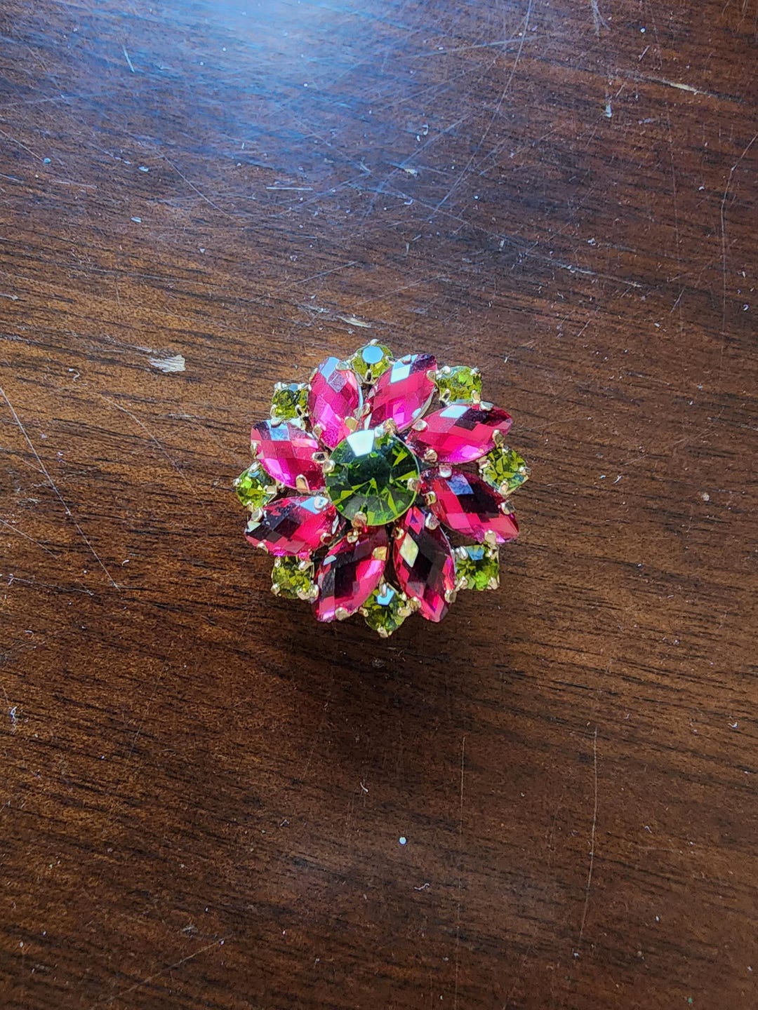 Pink and Green Bejeweled Jibbit / Shoe Charm - Etsy
