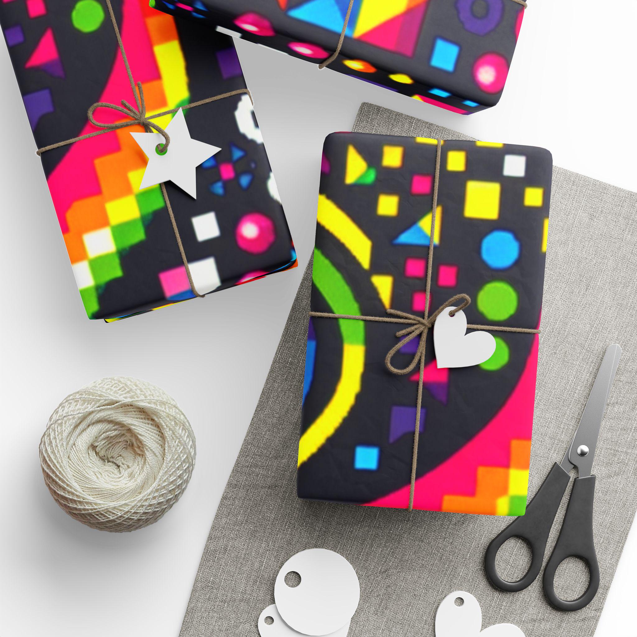8 Bit, Pixel Wrapping Papers - Etsy