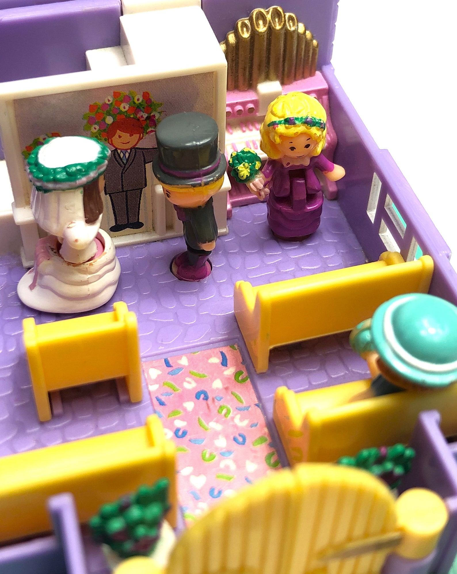 Vintage Polly Pocket Wedding Chapel Church Bluebird Toys 1993 - Etsy