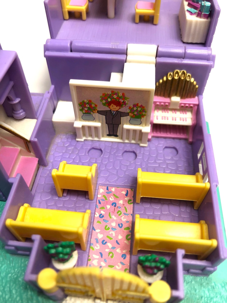 Vintage Polly Pocket Wedding Chapel Church Bluebird Toys 1993 - Etsy