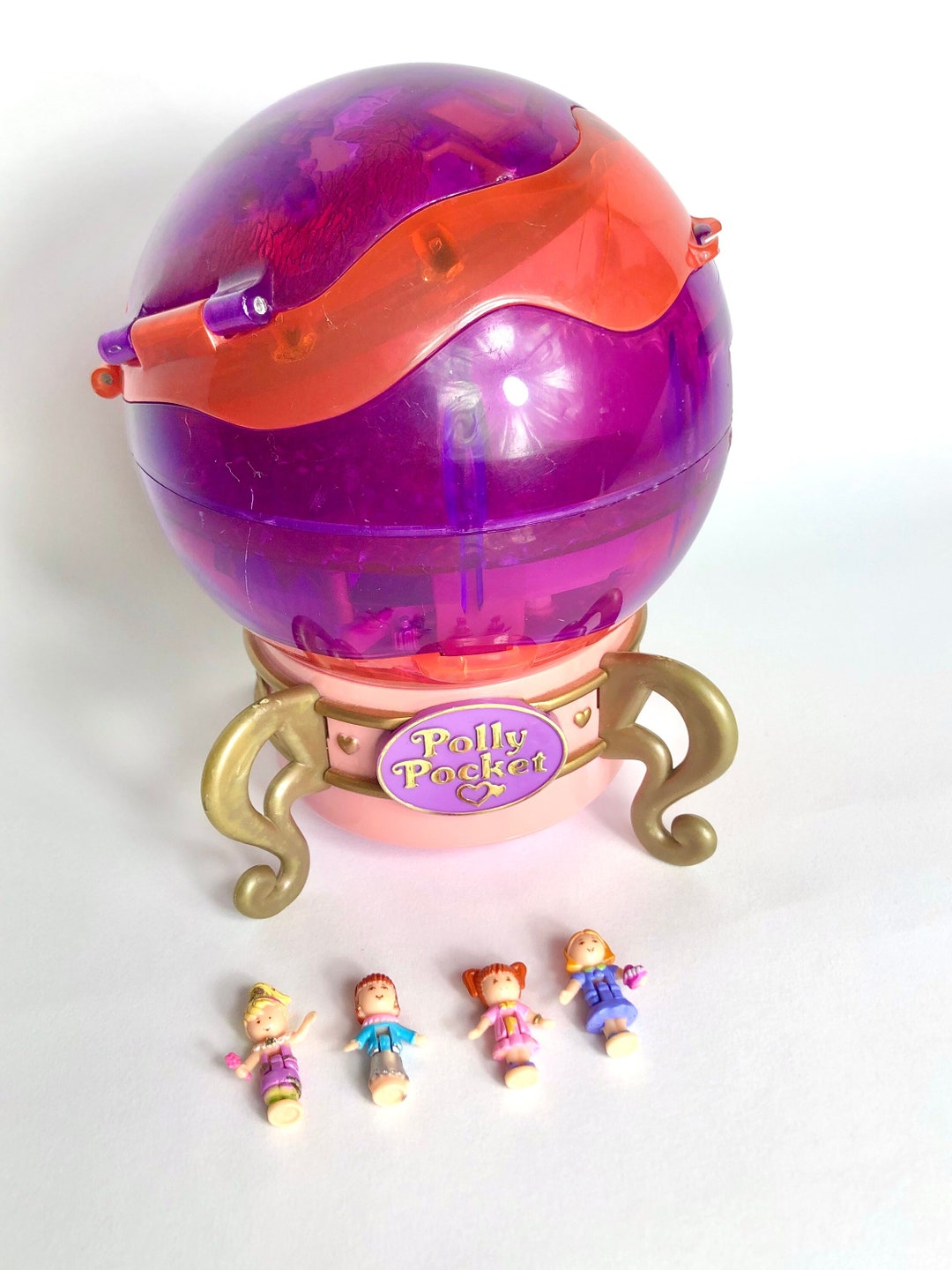 Vintage Polly Pocket Jewel Magick Ball - Sparkle Surprise 1996 Bluebird ...