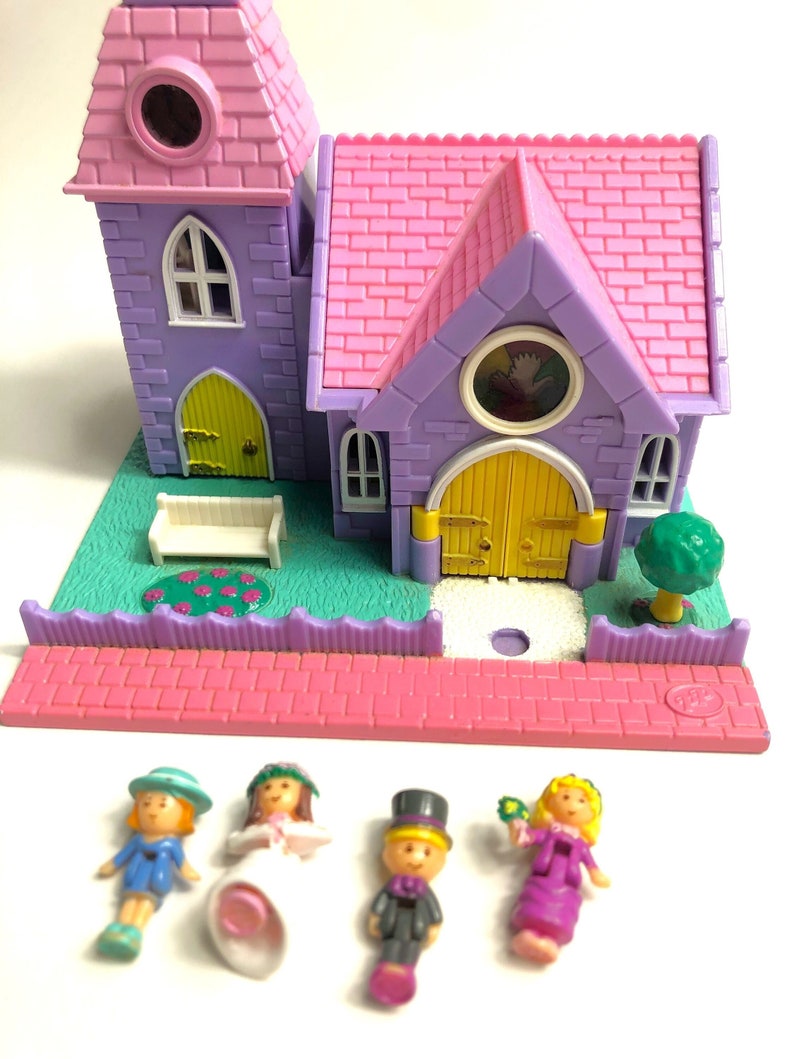 Vintage Polly Pocket Wedding Chapel Church Bluebird Toys 1993 - Etsy