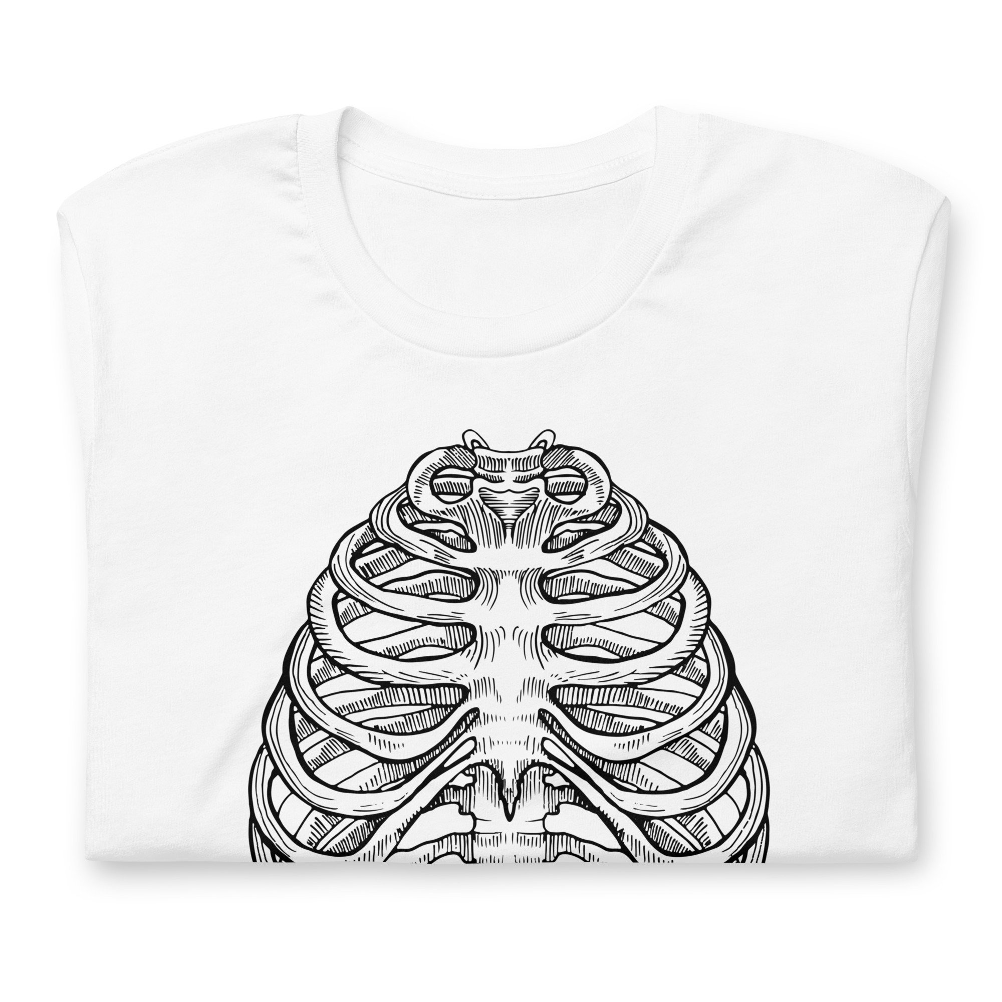 Rib Case and Spine Anatomy T-shirt, Human Body Anatomy Tee sold by ...