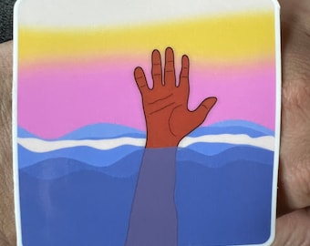 High Five Sticker - Etsy
