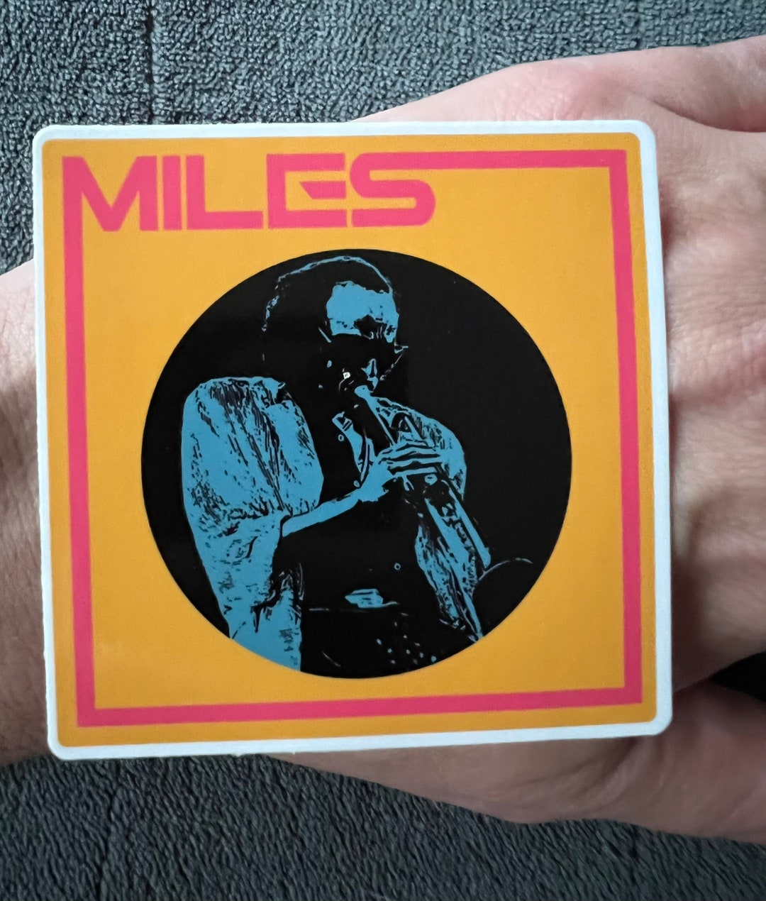 Miles Davis Sticker - Etsy