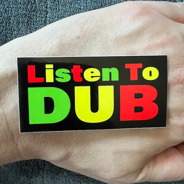 Dub Sticker - Etsy