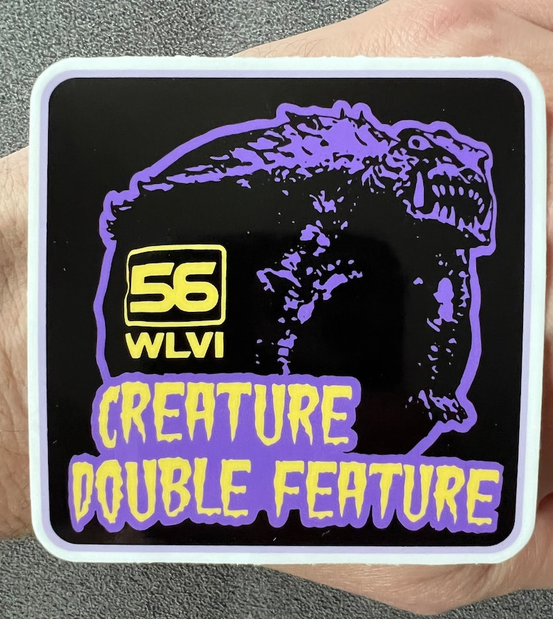 Creature Double Feature Sticker - Etsy