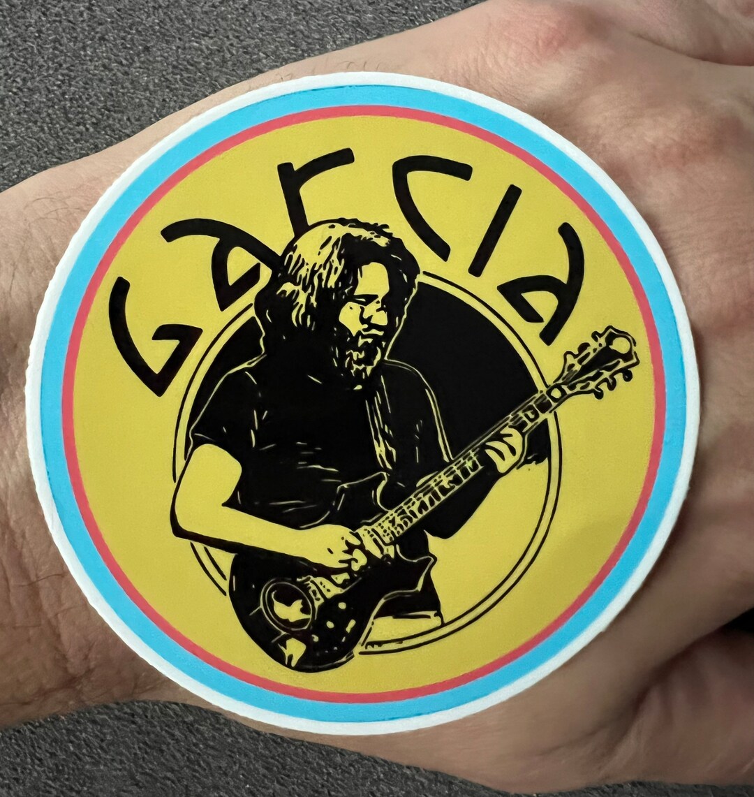 Jerry Garcia Sticker - Etsy