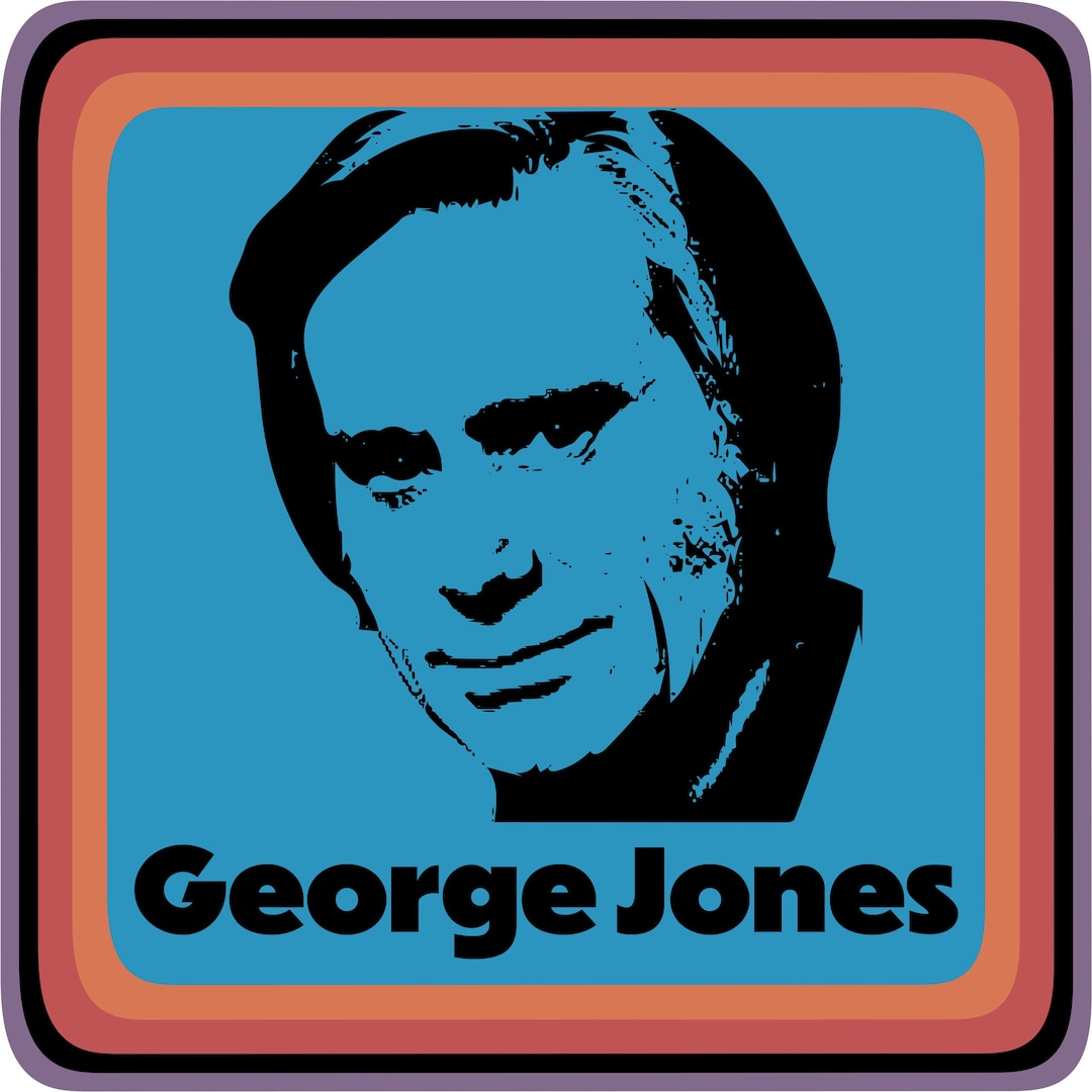George Jones Sticker - Etsy