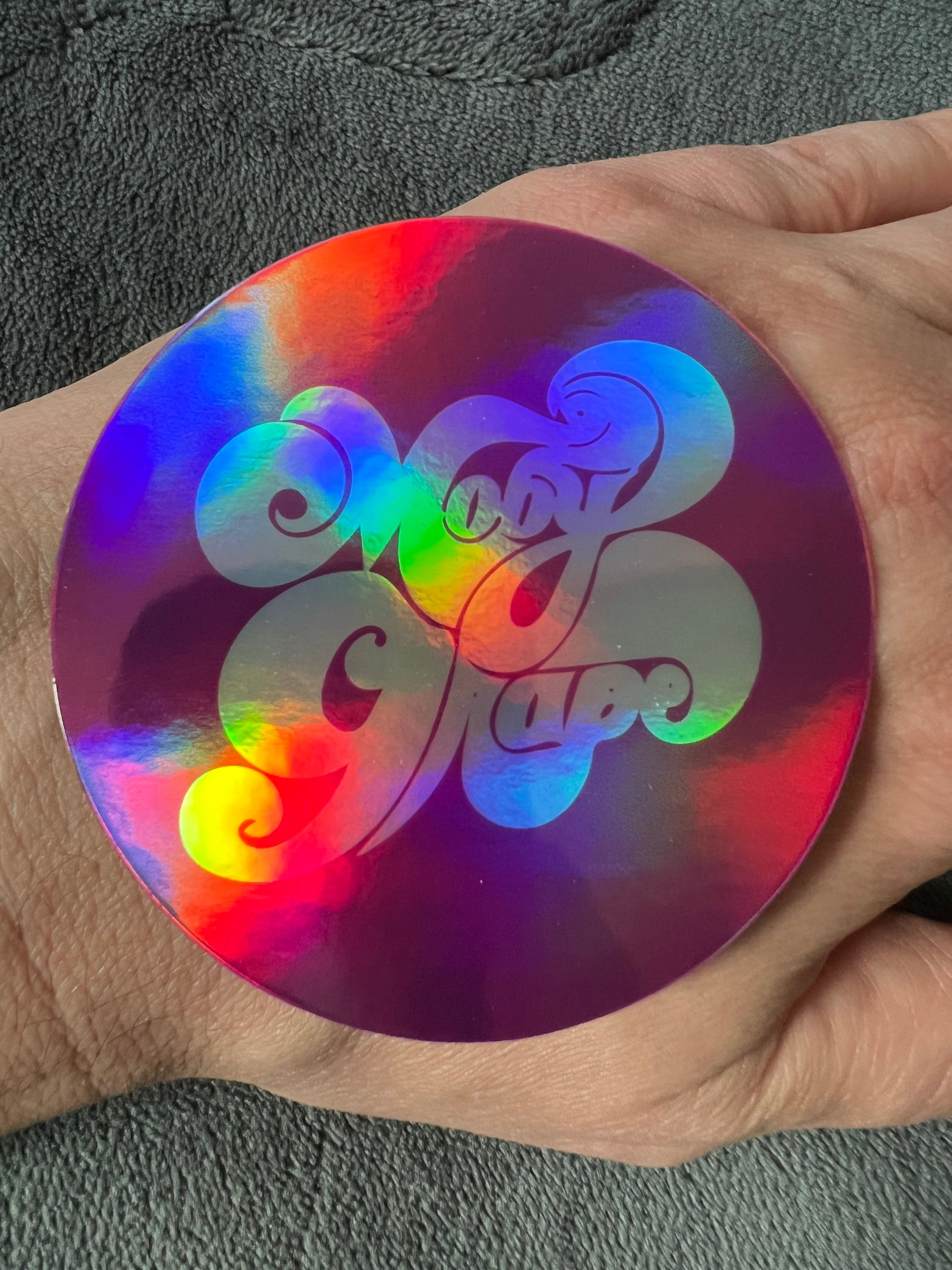 Moby Grape Holographic Sticker - Etsy