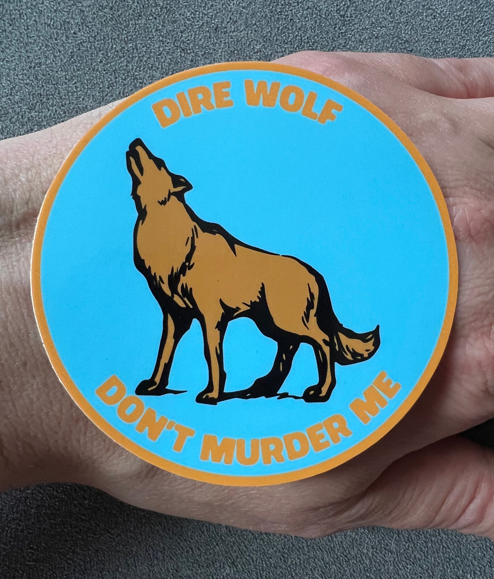 Dire Wolf Sticker - Etsy