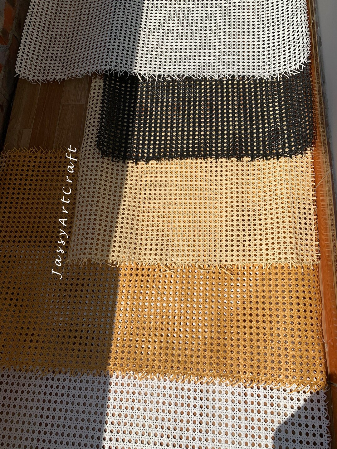 Rattan Webbing Multiple Colors for DIY Project Premium Plastic ...