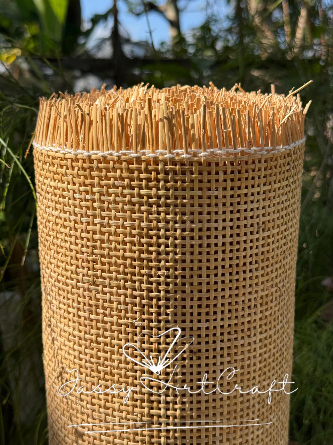 OFF PRICE- Natural Radio Rattan Cane Webbing Diy-premium Square Webbing ...