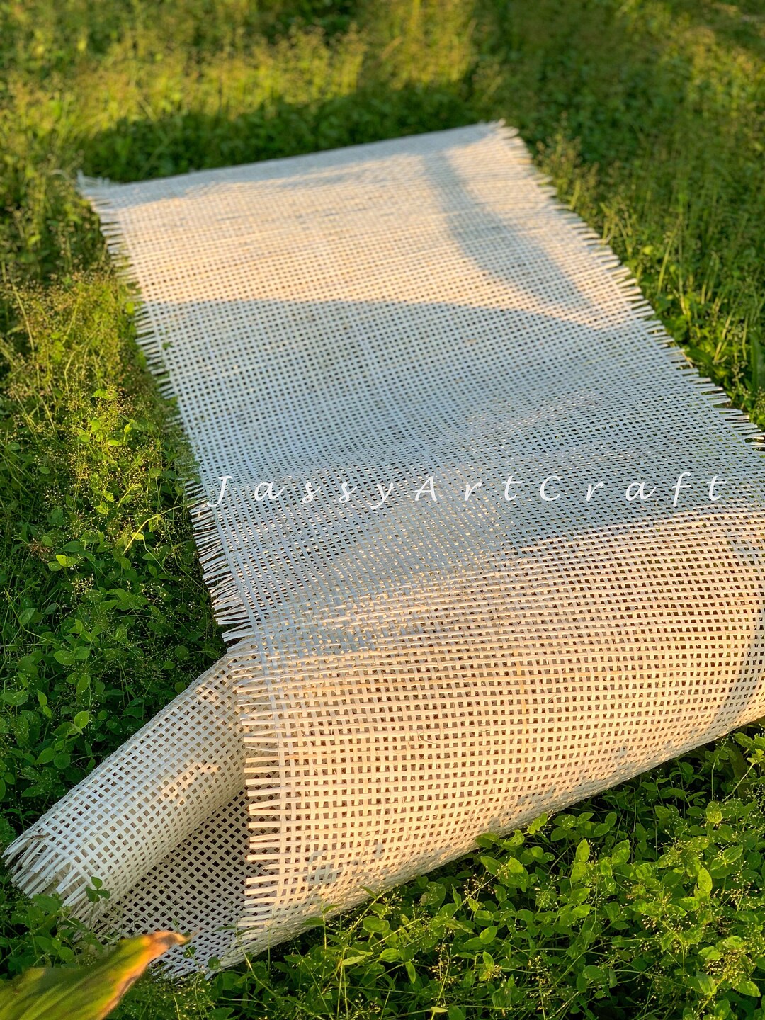 Buy White Radio Rattan Cane Webbing Roll for DIY Project Bleached Cane ...
