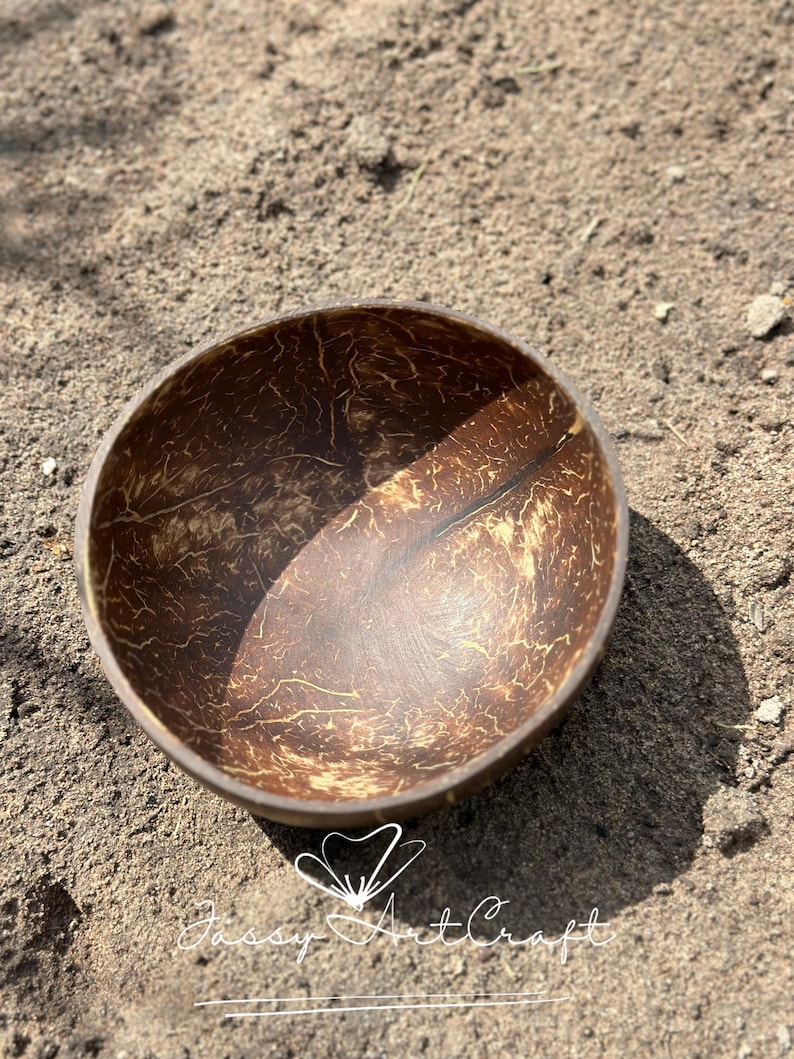 Handmade Coconut Bowl: Eco-friendly Smoothie Bowl, Home Decor - Etsy